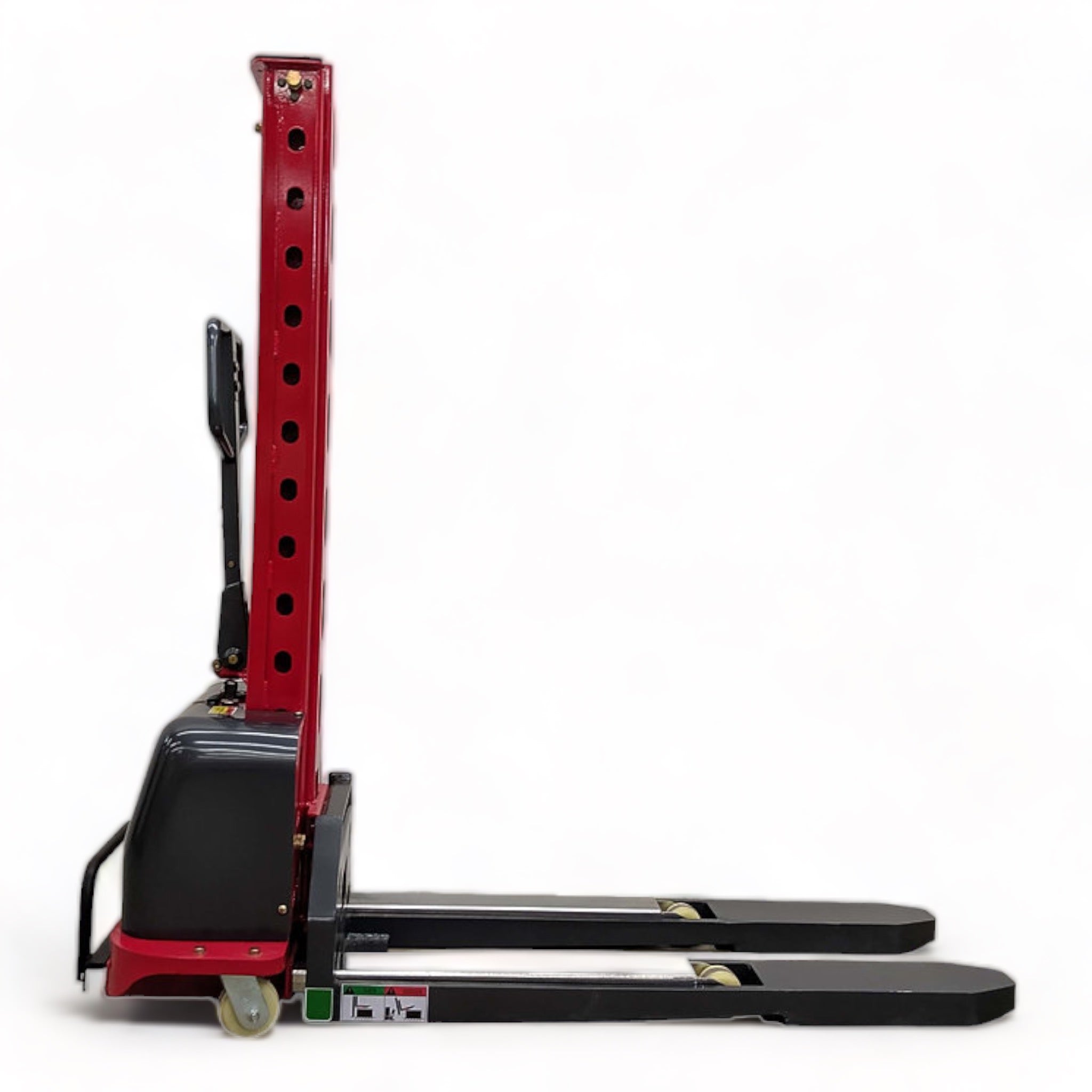 CDD05Z Semi Electric Self Loading Pallet Stacker 1100 lb + 51 '' Capac ...