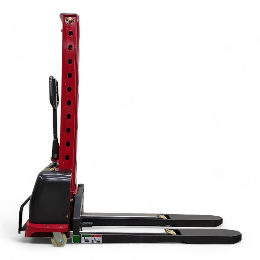 CDD05Z Semi Electric Self Loading Pallet Stacker 1100 lb + 51 '' Capac ...