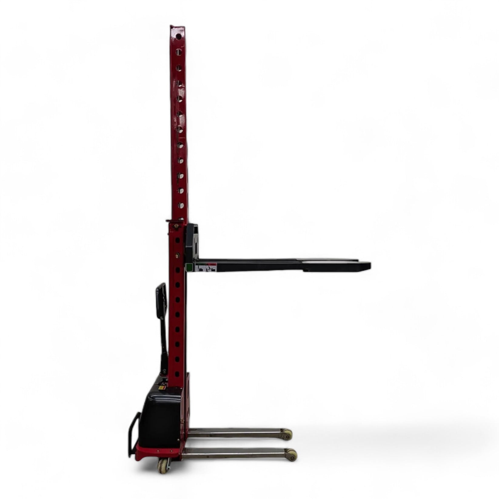 CDD05Z Semi Electric Self Loading Pallet Stacker 1100 lb + 51 '' Capac ...