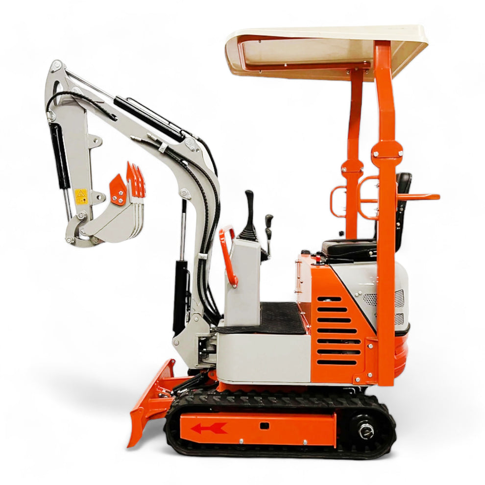 HOCRM10 1 Ton Excavator, 2666 Pound Digging Force, Honda GX390 13 HP E ...
