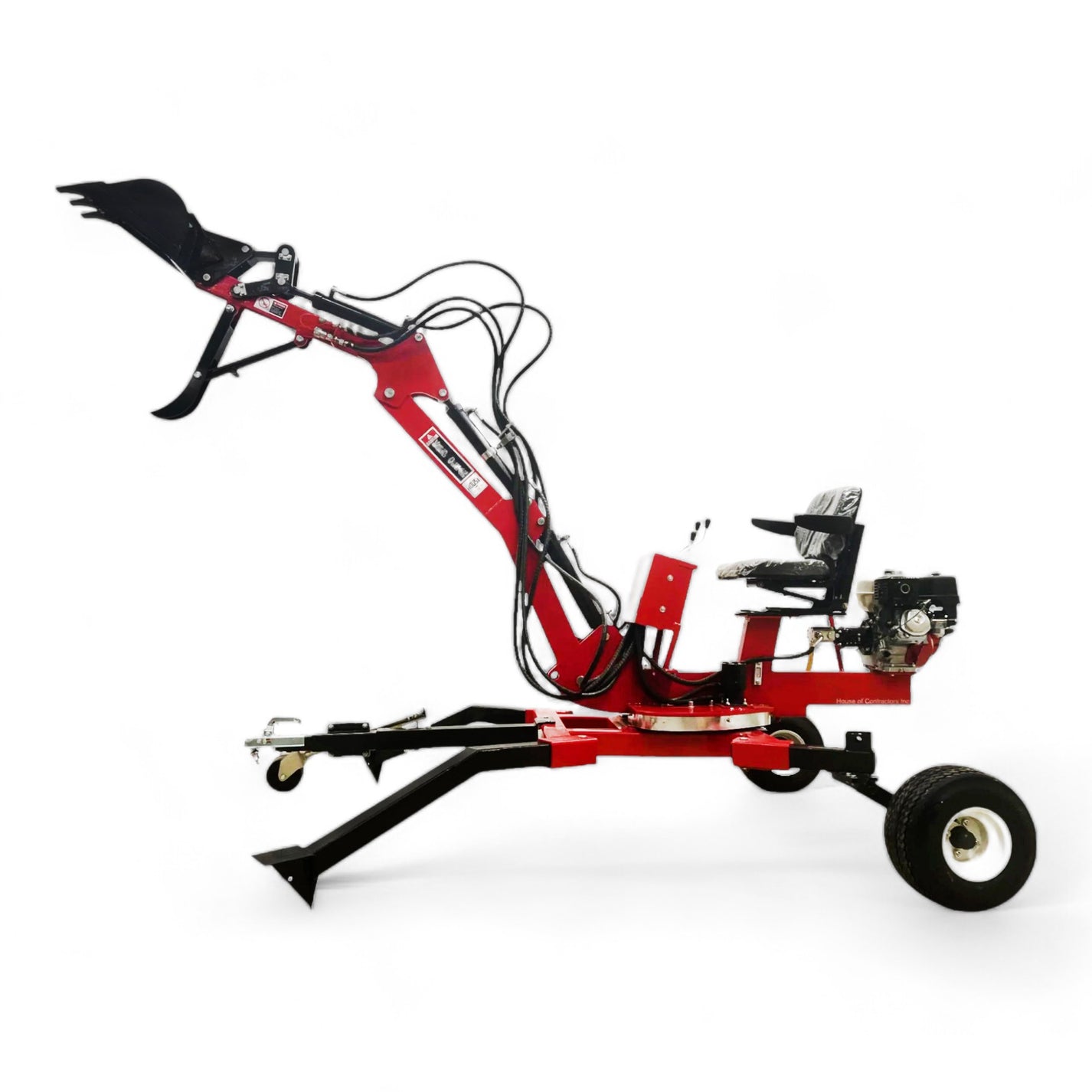 HOCTB360H 360 Degree Towable Backhoe – Honda GX270 9 HP, 7.5 ft Digging ...