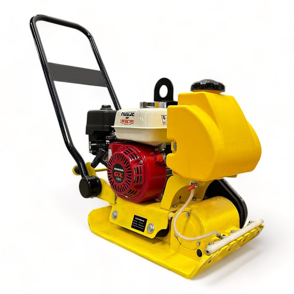 HZR70 PRO 14 Inch Honda GX160 Plate Compactor + Wheel Kit + Water Kit ...