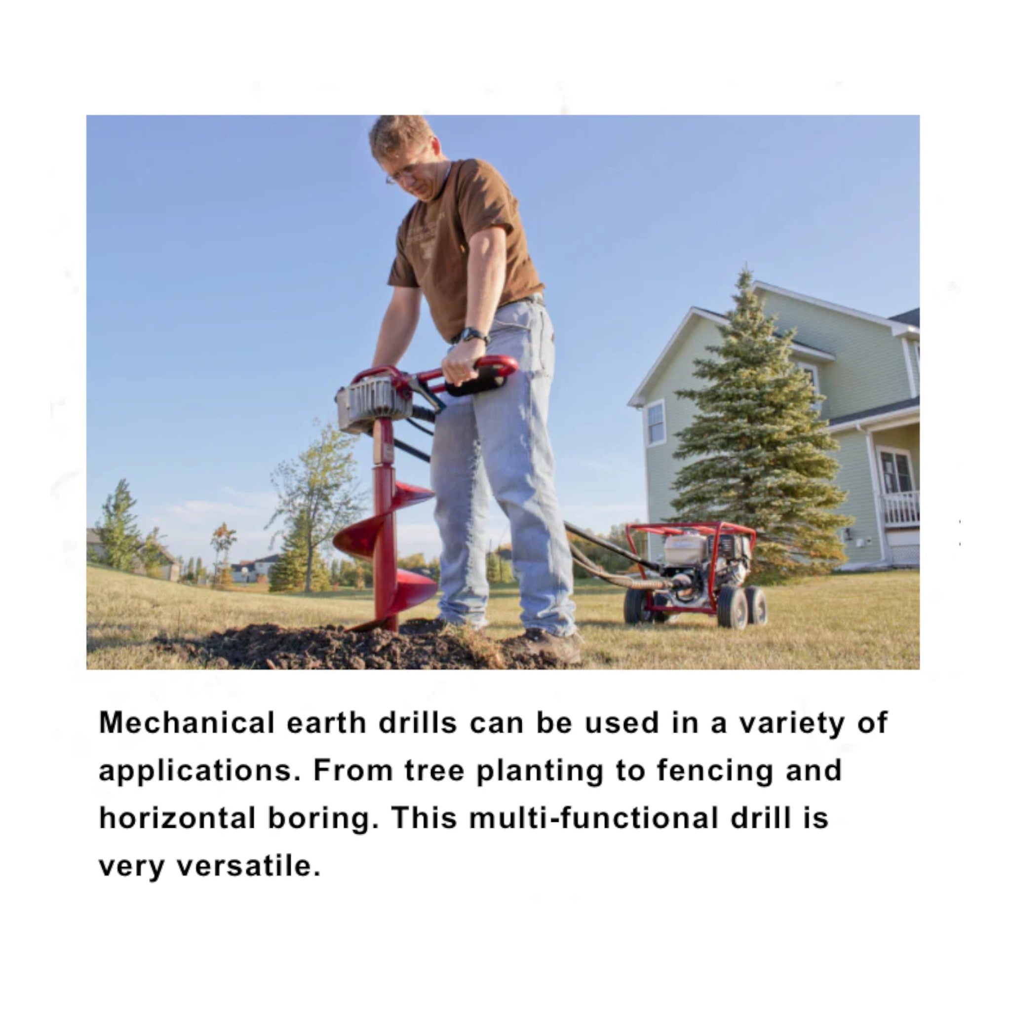 MDL-5H Little Beaver Mechanical Auger — House Of Contractors Inc.