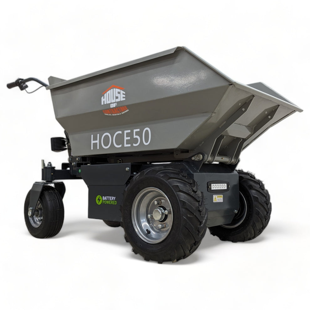 HOCE50 Electric Dumper Buggy 500 Kg (1102 Lb) Load Capacity, 120V ...