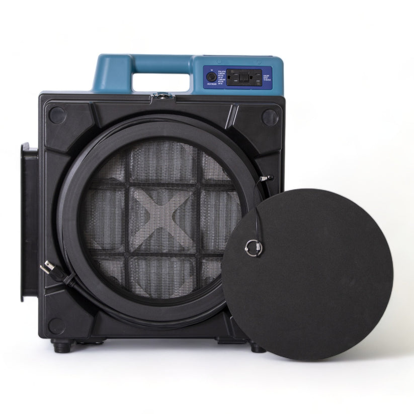 XPower X4700A/AM 750CFM 2/3HP 5-Speed 4-Stage HEPA Air Scrubber w/ Dai ...